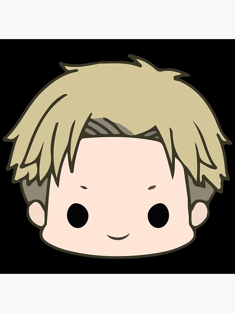 "Loid Forger Chibi Face" Canvas Print for Sale by MangaMolly | Redbubble