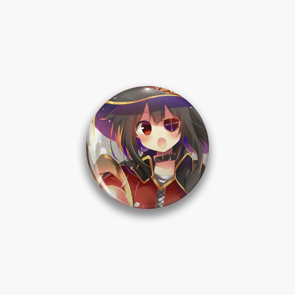 "Megumin Konosuba Anime Waifu" Pin for Sale by willybatlong | Redbubble