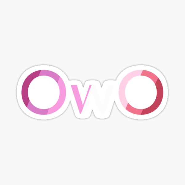 "Lesbian OwO " Sticker for Sale by Mythimorph | Redbubble