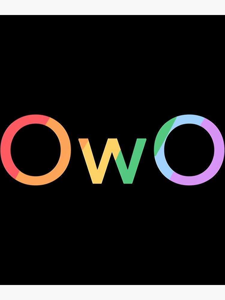 "LGBT Pride OwO " Poster for Sale by Mythimorph | Redbubble