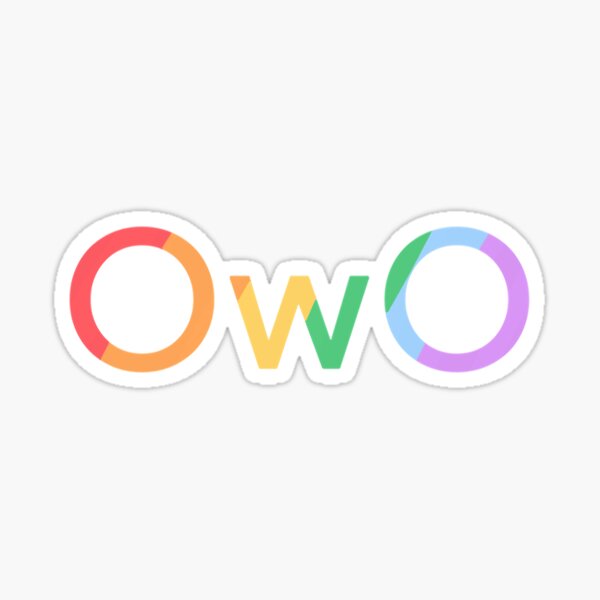 "LGBT Pride OwO " Sticker for Sale by Mythimorph | Redbubble