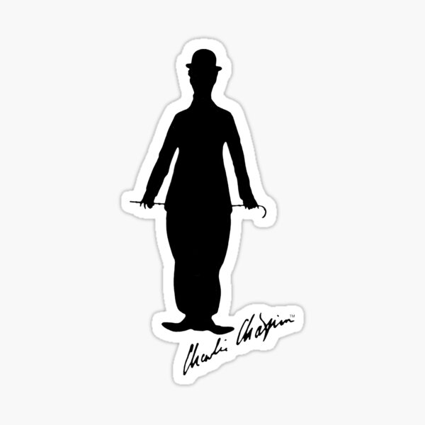 "Charlie Chaplin - Logo" Sticker for Sale by chaplinofficial | Redbubble