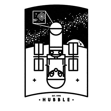 "Hubble" Sticker for Sale by gintron | Redbubble