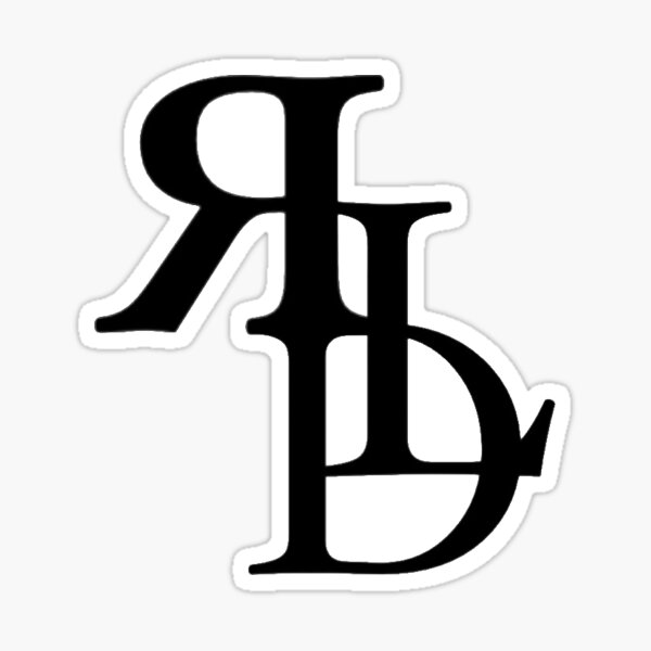 "RDL Brand" Sticker for Sale by rosdlux | Redbubble
