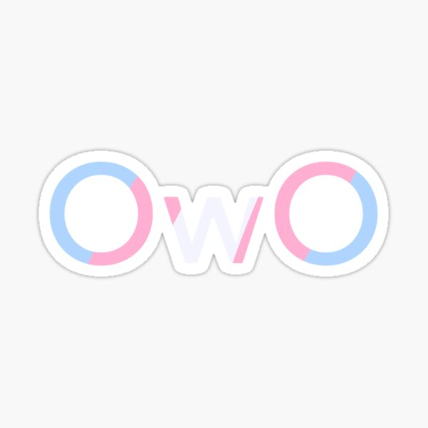 "Trans OwO" Sticker for Sale by Mythimorph | Redbubble
