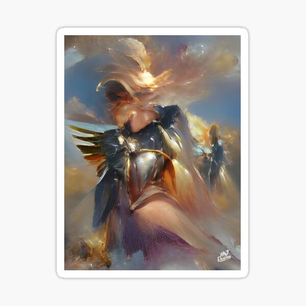 "The Seraphim Order 030 (Archangels 17)" Sticker for Sale by mj-darling ...