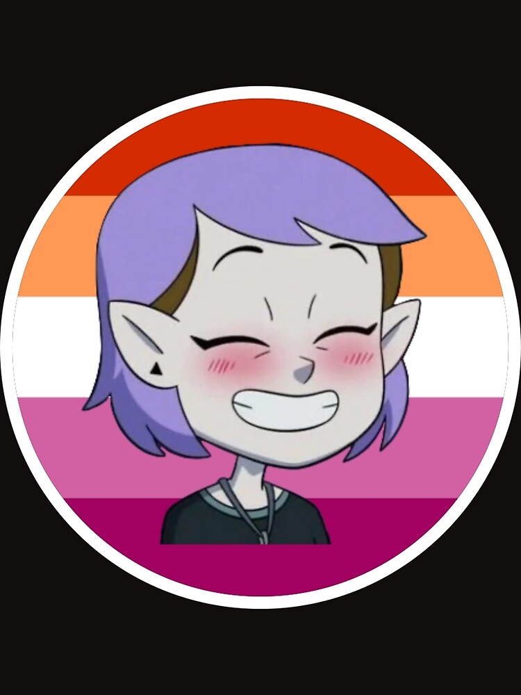 "Circle Blushing Lesbian Amity the Owl House" Art Print for Sale by ...