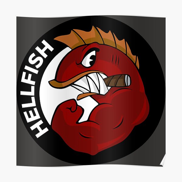 "HELLFISH The Simpsons" Poster for Sale by camikaze-es | Redbubble