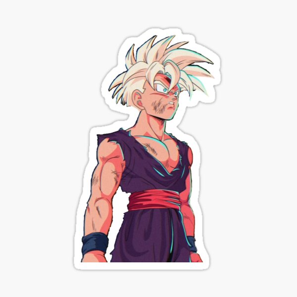 "Teen Gohan" Sticker for Sale by AnimeShopBalkan | Redbubble