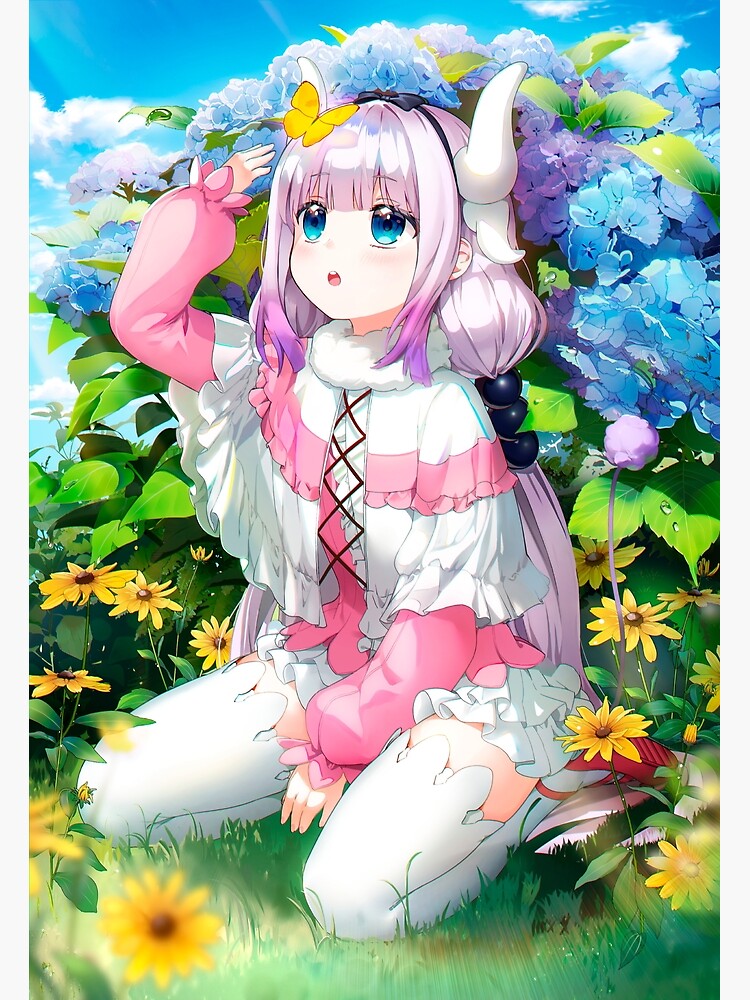 "Funny Kanna Kamui Loli Cute Kawaii (Kobayashi-can Chi No Maid Dragon ...