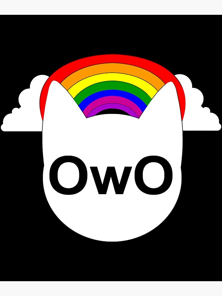 "OwO Furry LGBTQ Pride" Poster for Sale by TheErrant | Redbubble
