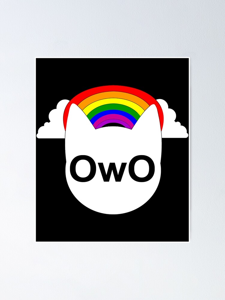 "OwO Furry LGBTQ Pride" Poster for Sale by TheErrant | Redbubble