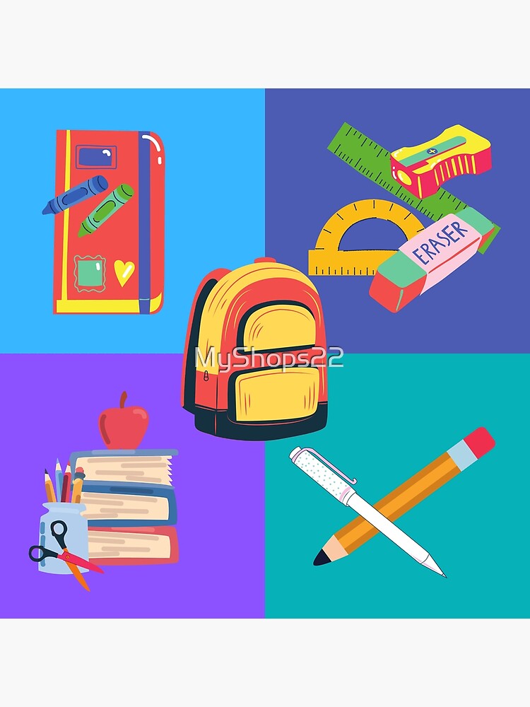 "Back to school Backpack Notebook and School Supplies for Kids and ...