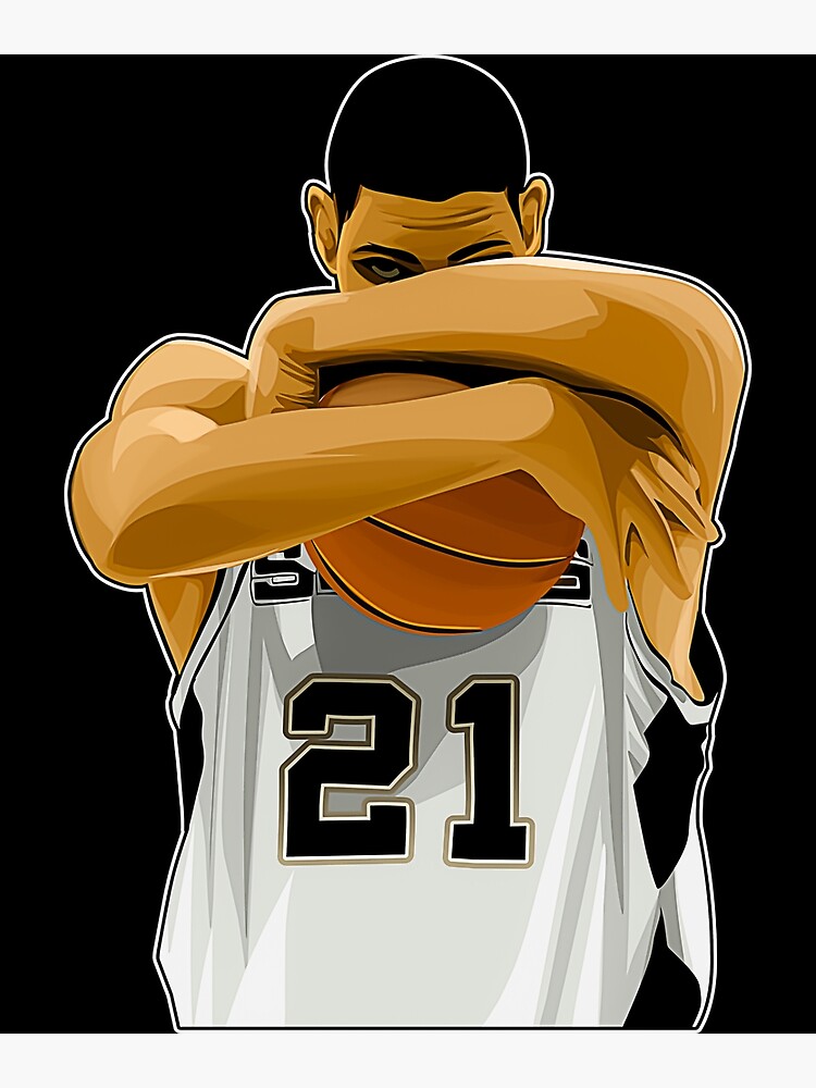 "Tim Duncan Keep The Ball Tim Duncan" Poster for Sale by lieselottcher ...