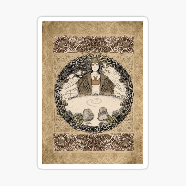 "Summer Solstice" Sticker for Sale by sfitzgeraldart | Redbubble