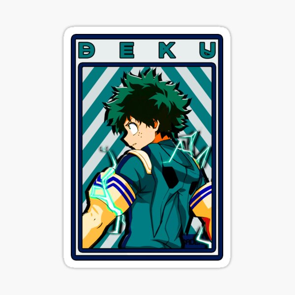 "MY HERO ACADEMIA - DEKU" Sticker for Sale by UNCHMUNCH | Redbubble