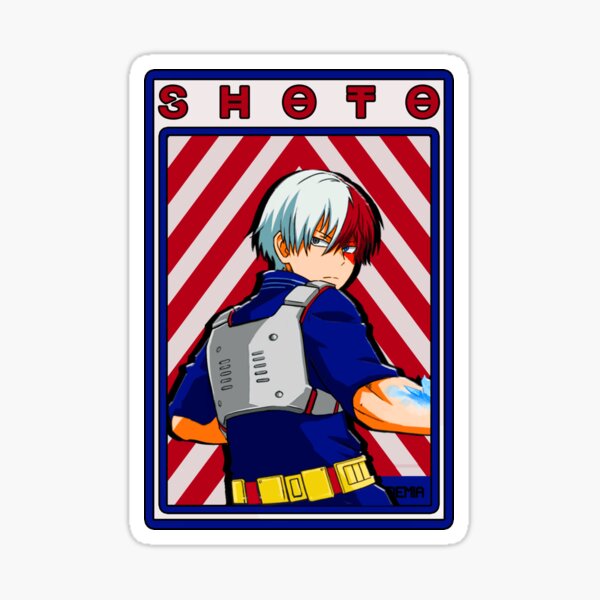 "MY HERO ACADEMIA - SHOTO" Sticker for Sale by UNCHMUNCH | Redbubble