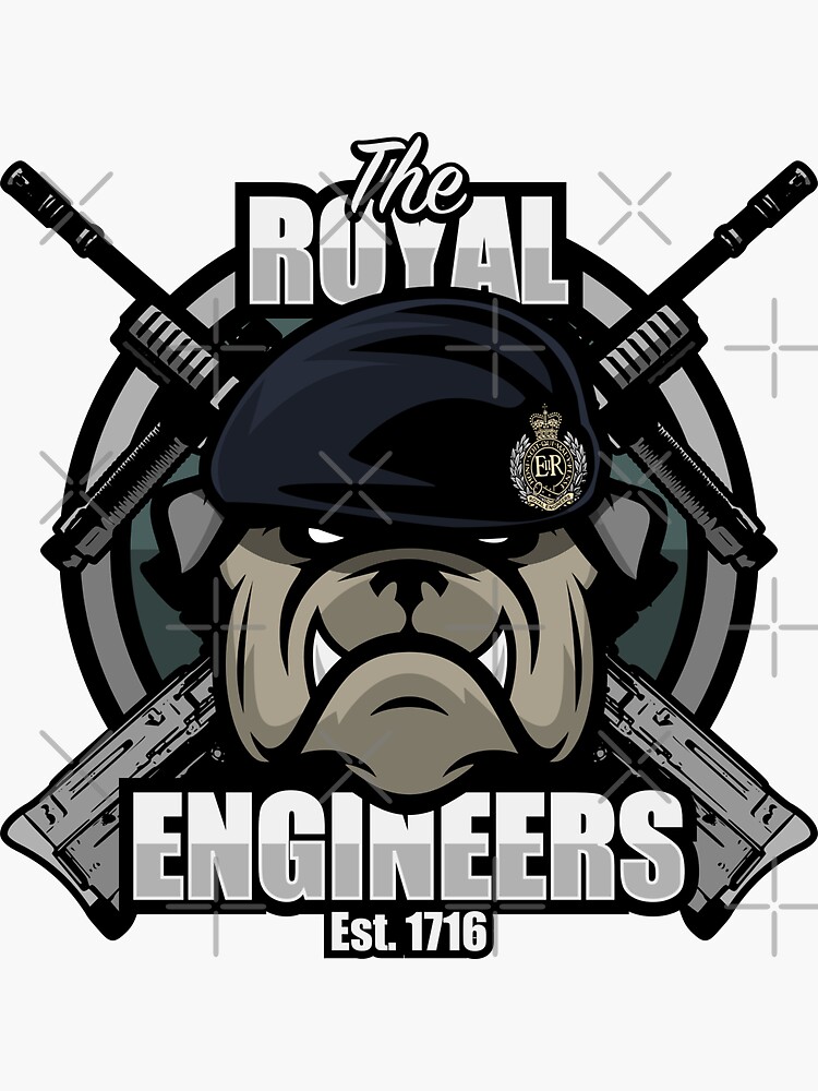 "Royal Engineers" Sticker for Sale by StrongVlad | Redbubble