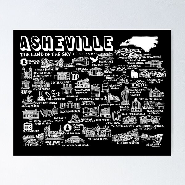 Mapa De Ashville