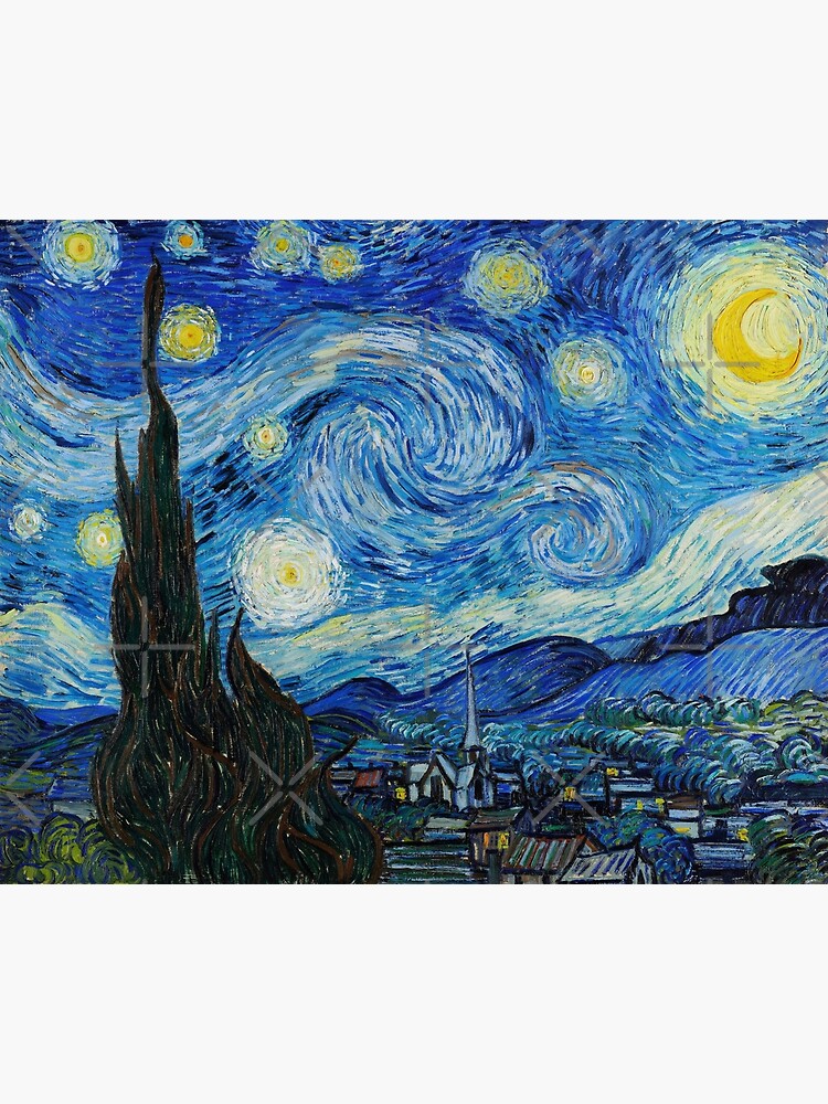 The Starry Night Premium Matte Vertical Poster sold by St Kitts & Nevis ...