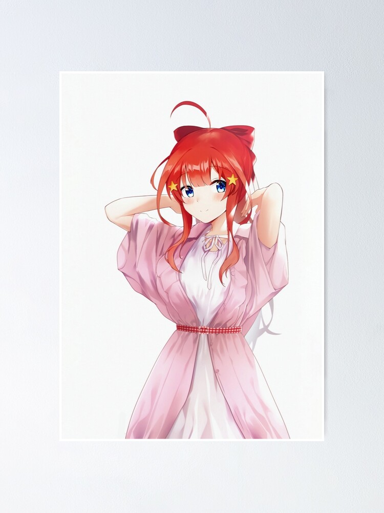 "Itsuki Nakano The Quintessential Quintuplets Anime Art" Poster for ...