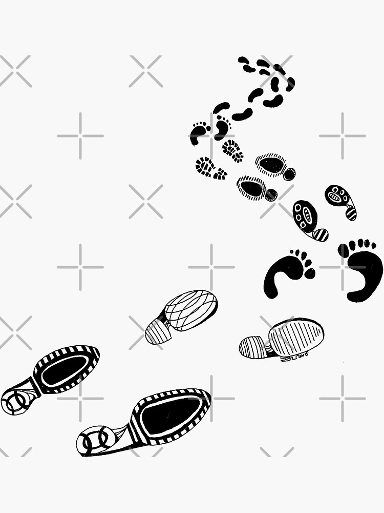 "Step By Step" Sticker for Sale by Miroha | Redbubble