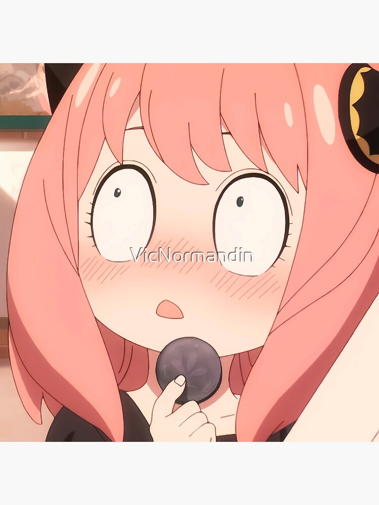 "Anya Forger Funny Face Meme" Art Print for Sale by VicNormandin ...