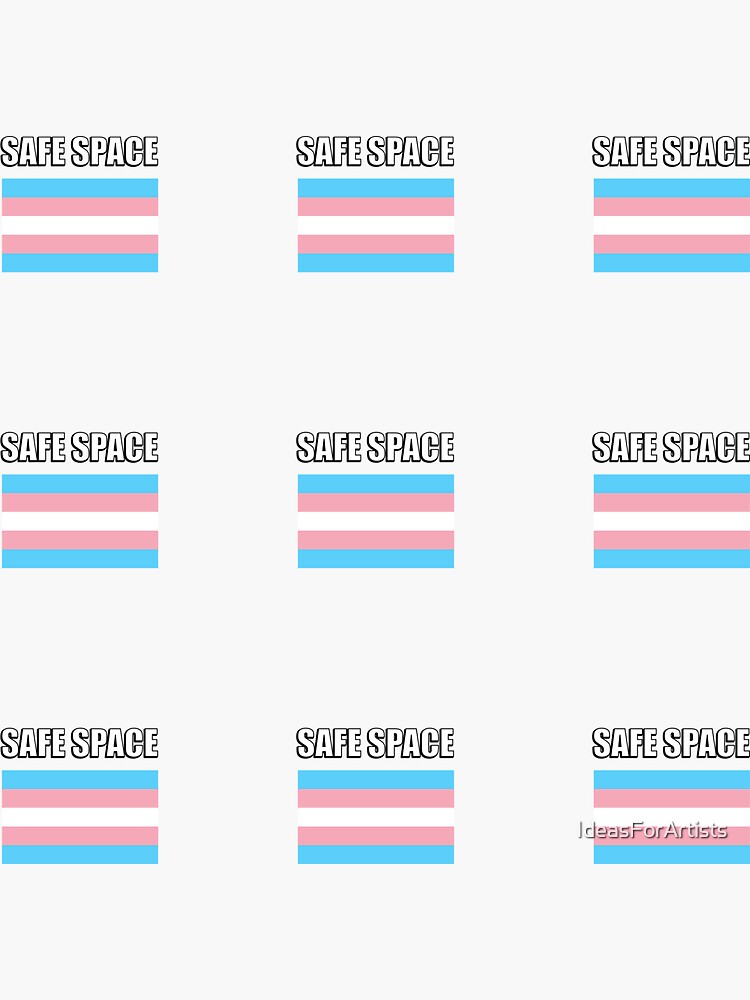 "Transgender Safe Space sticker pack set of 9 trans flags - pride packs ...