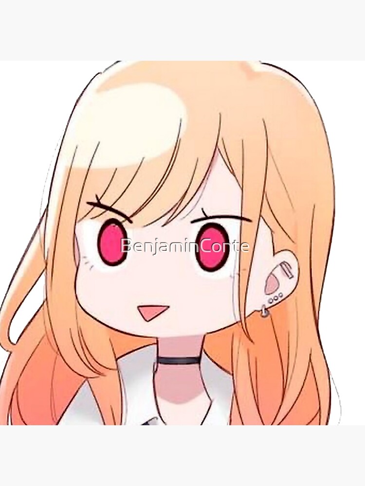 "Marin Kitagawa Chibi Meme" Pin for Sale by BenjaminConte | Redbubble