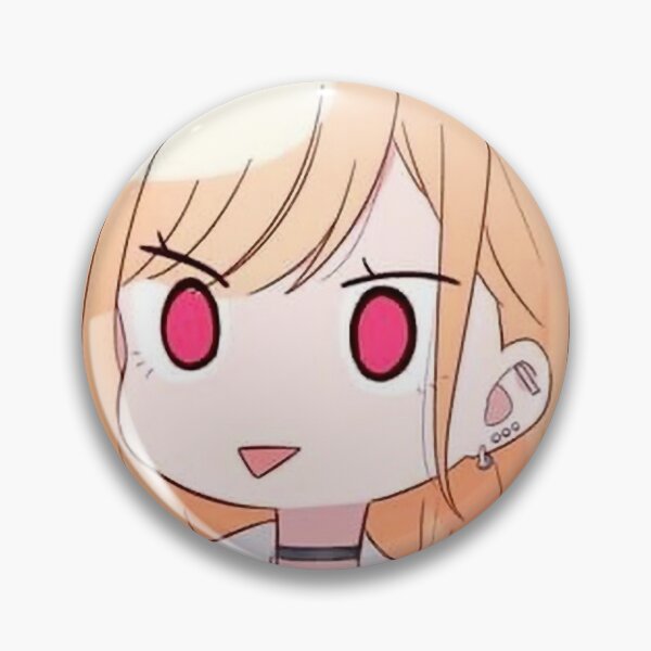 "Marin Kitagawa Chibi Meme" Pin for Sale by BenjaminConte | Redbubble