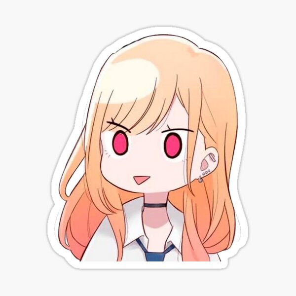"Marin Kitagawa Chibi Meme" Sticker for Sale by BenjaminConte | Redbubble