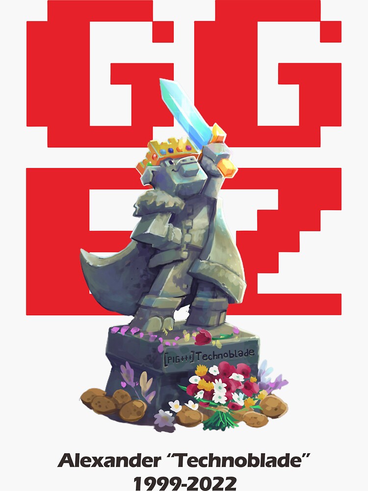 "GG EZ statue" Sticker for Sale by carlieondricka | Redbubble