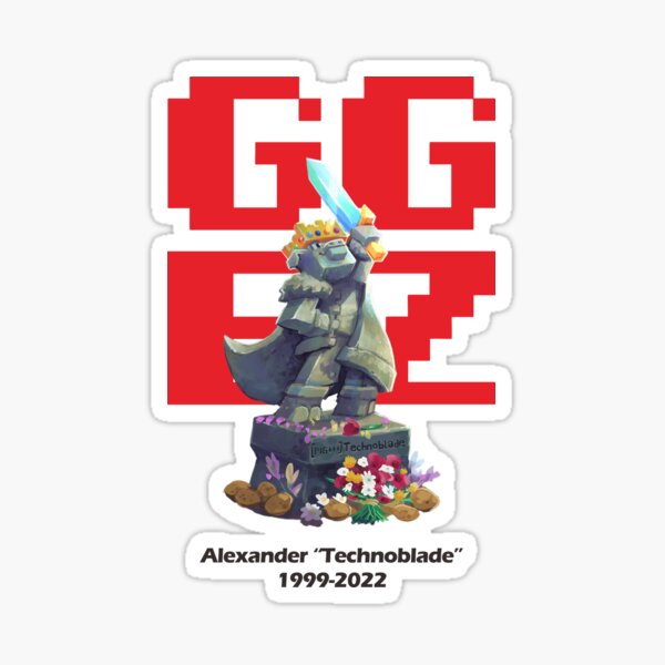 "GG EZ statue" Sticker for Sale by carlieondricka | Redbubble