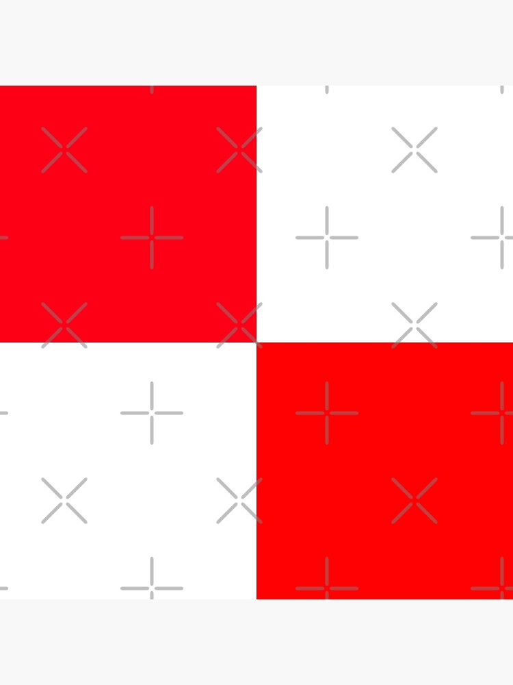 "Red Checkmate" Poster for Sale by RetroCave | Redbubble