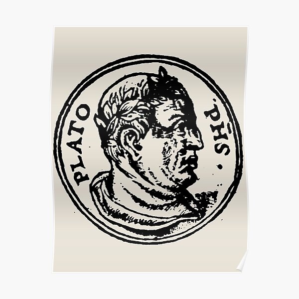 "Medieval Latin Icon (Plato the Philosopher)" Poster for Sale by ...