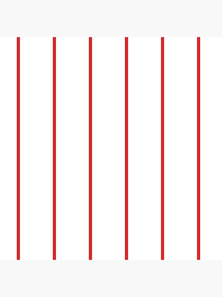 "Thin Red Pinstripe Pattern, Red Vertical Stripes" Sticker for Sale by ...