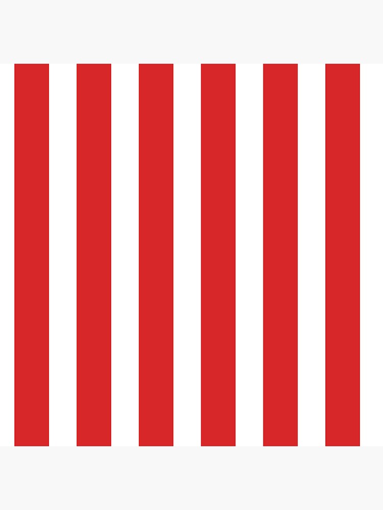 "Thin Red Pinstripe Pattern, Red Vertical Stripes" Sticker for Sale by ...