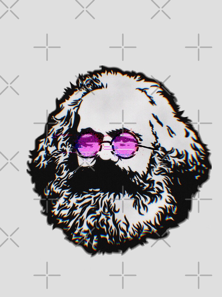 "Aesthetic Karl Marx- Retro Vintage Communist Aesthetic Vaporwave ...
