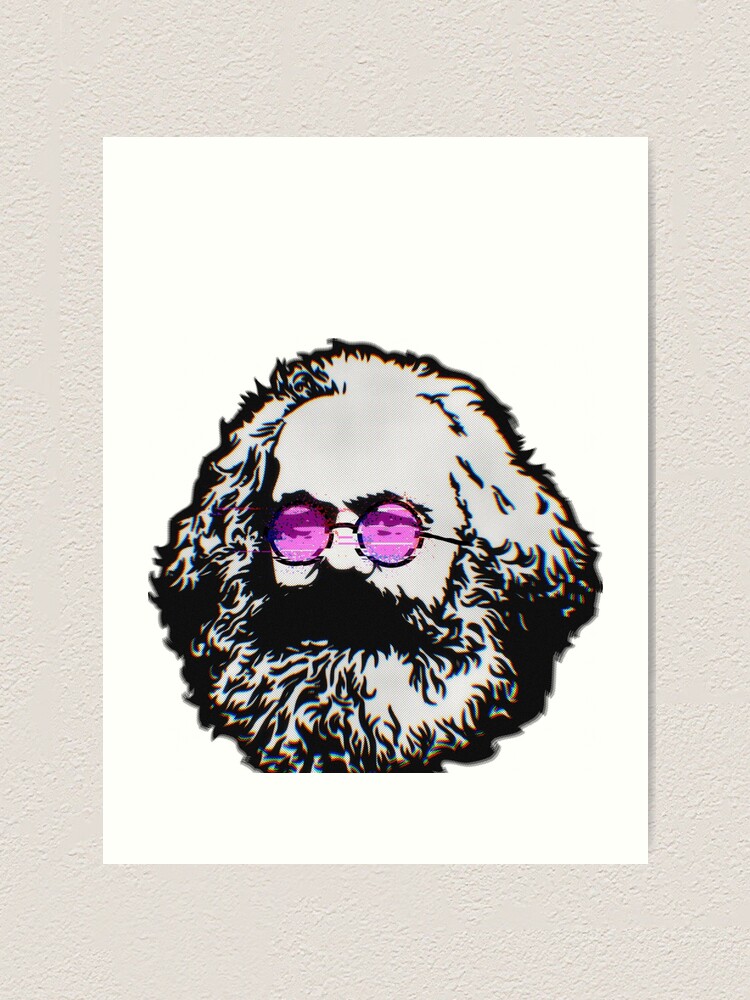 "Aesthetic Karl Marx- Retro Vintage Communist Aesthetic Vaporwave ...