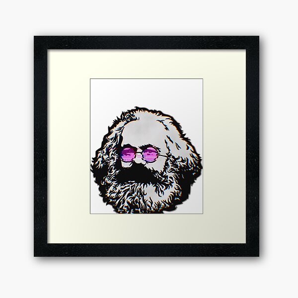 "Aesthetic Karl Marx- Retro Vintage Communist Aesthetic Vaporwave ...