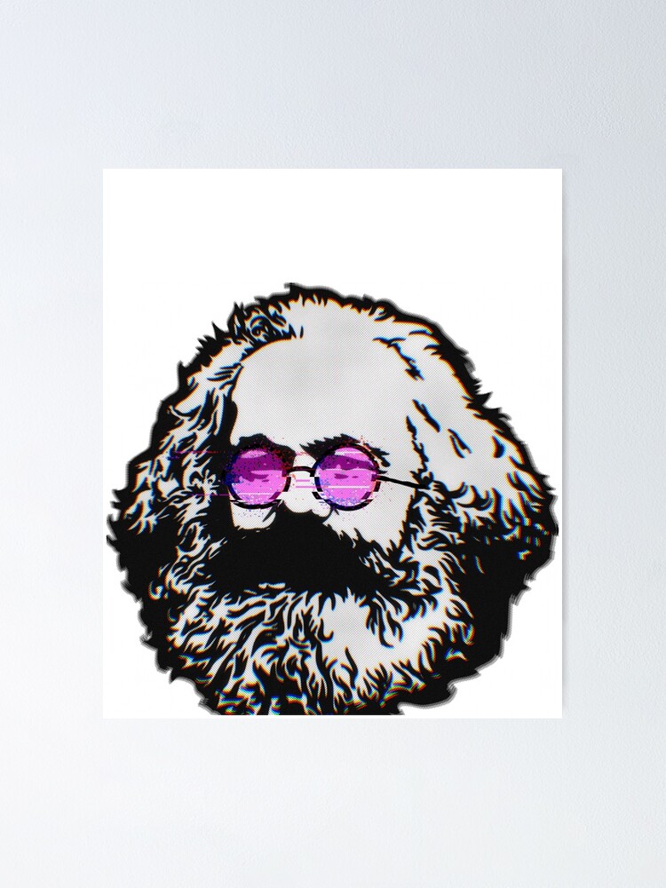 "Aesthetic Karl Marx- Retro Vintage Communist Aesthetic Vaporwave ...