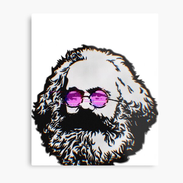 "Aesthetic Karl Marx- Retro Vintage Communist Aesthetic Vaporwave ...