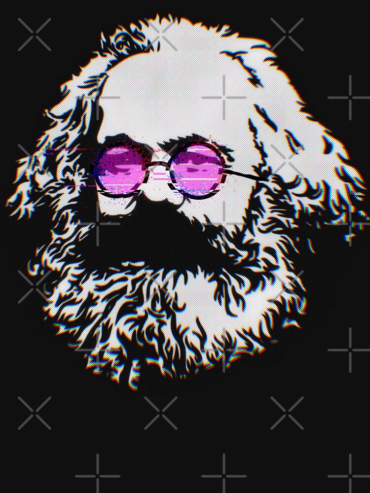 "Aesthetic Karl Marx- Retro Vintage Communist Aesthetic Vaporwave ...