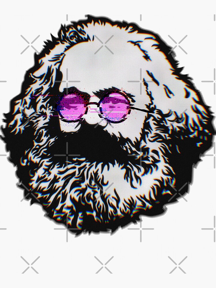 "Aesthetic Karl Marx- Retro Vintage Communist Aesthetic Vaporwave ...