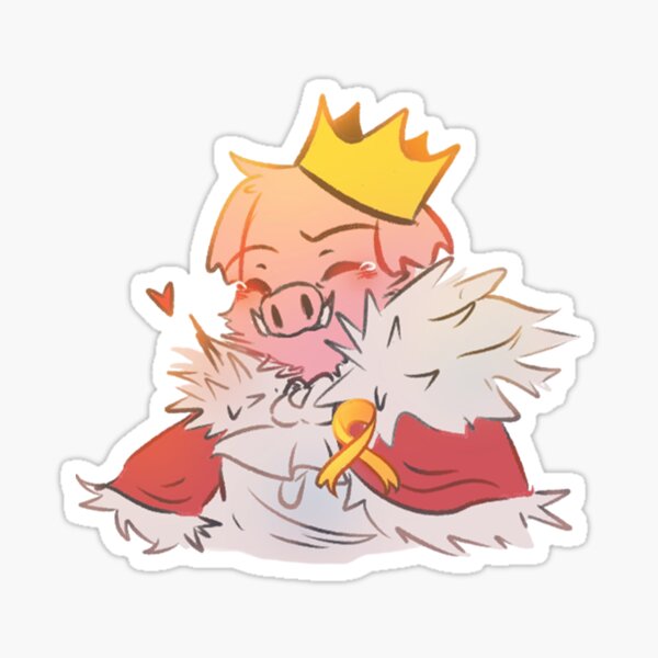 "Technoblade" Sticker for Sale by Asshshop | Redbubble