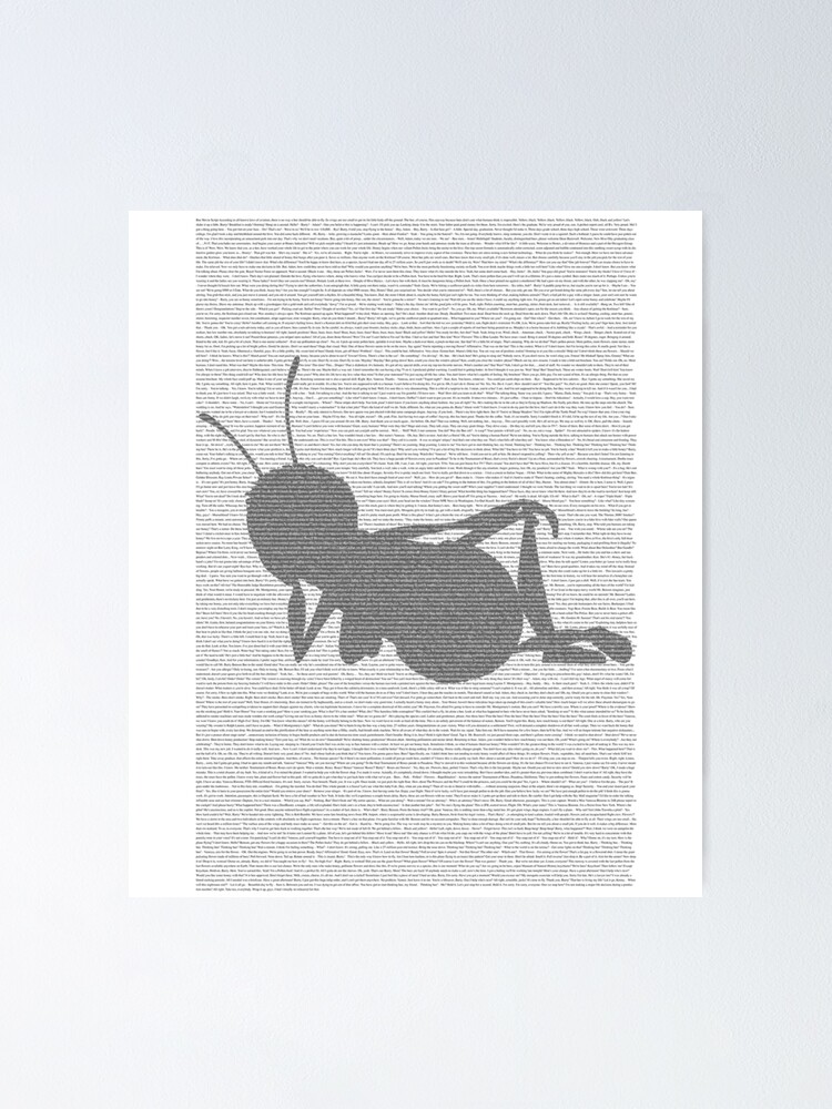 "Bee movie script barry benson sleeping silhouette " Poster for Sale by ...