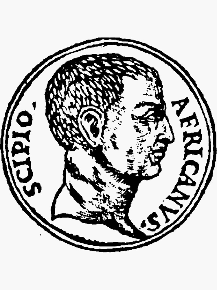 "Medieval Latin Icon (Scipio Africanus)" Sticker for Sale by Goosekaid ...
