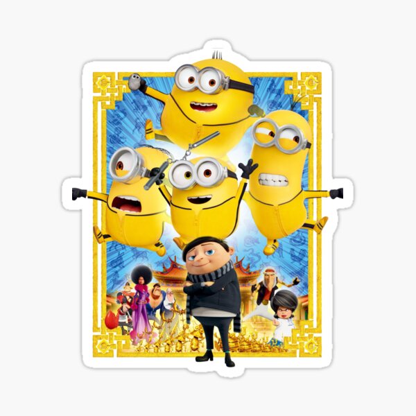 "The Rise of Gru | new movie | 2022" Sticker for Sale by Axton1 | Redbubble