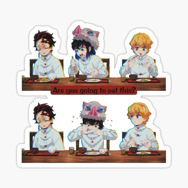 "Are you Going to Eat This ?" Sticker for Sale by VAN-IS-ART | Redbubble