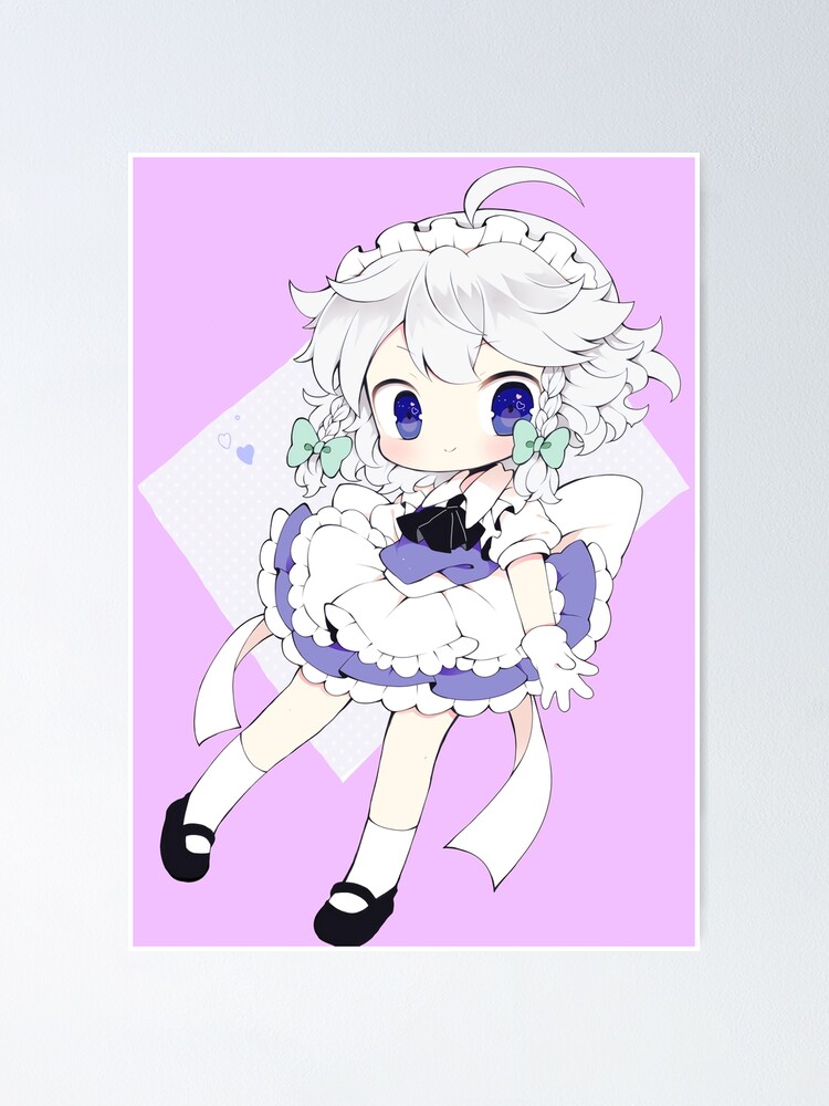 Póster «Sakuya Izayoi 十六夜 咲夜 Touhou Niji Sousaku Doujin Anime» de ...